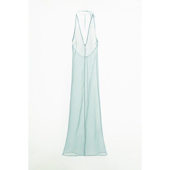 Zara | Dresses | Nwt Zara Striped Shear Organza Dress M | Poshmark